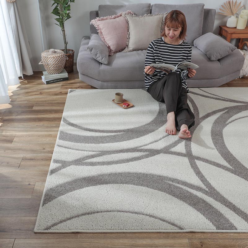 【1008325】 190x240cm ウールリース アイボリー ｜ グラムスタイル 公式BtoB卸サイト