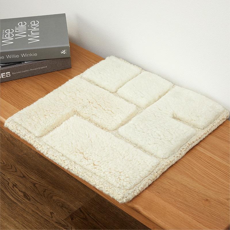 【在庫限り廃番】【1014202】40x40cm モナフ アイボリー ｜ グラムスタイル 公式BtoB卸サイト